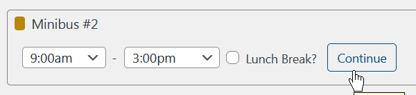 Case Study Minibus driver scheduling | Shift Scheduling Plugin for WordPress | ShiftController